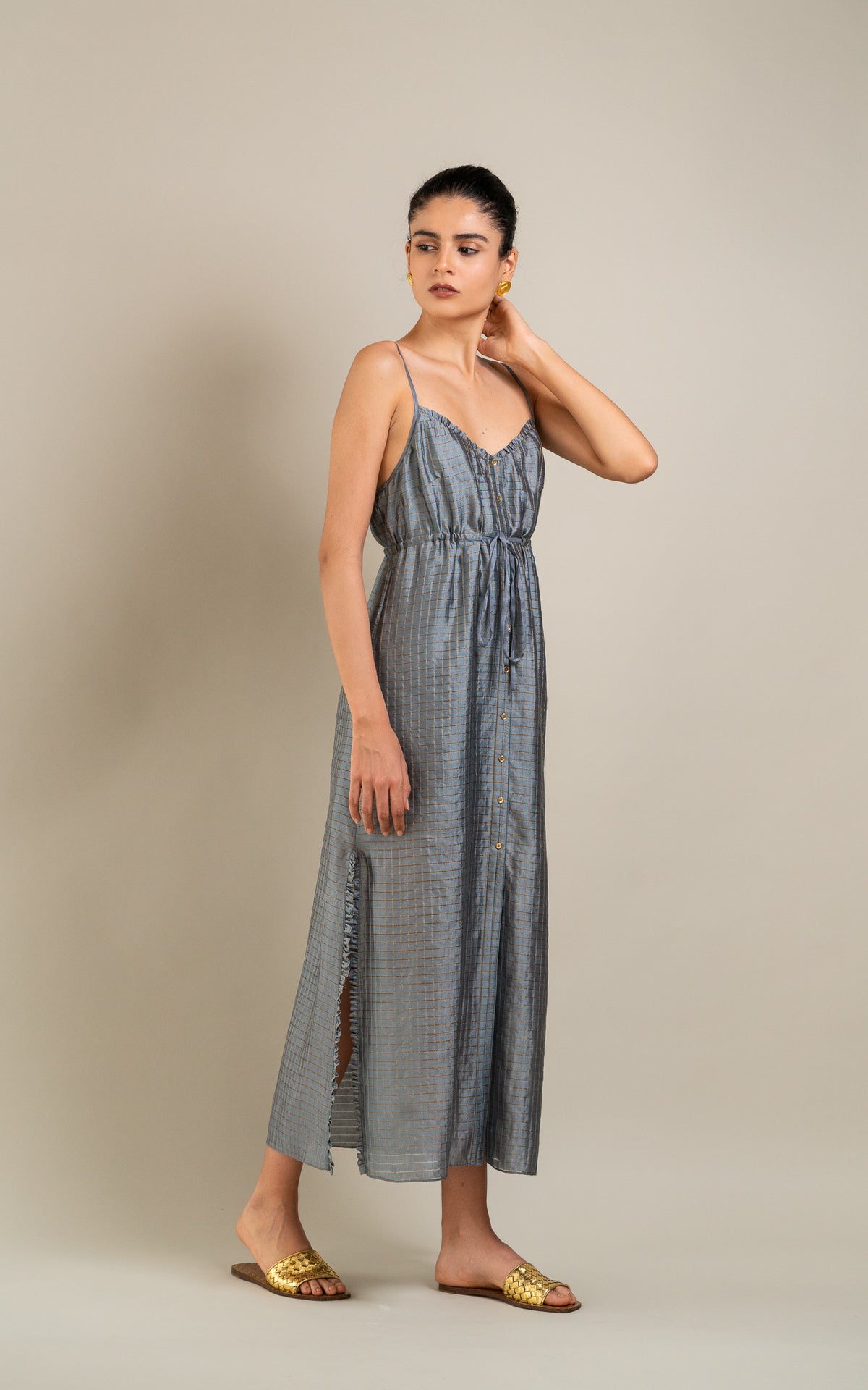 DRAW STRING SLIP DRESS — BIRDWALK